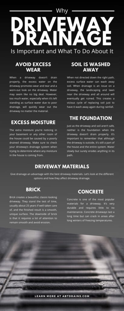 Why Driveway Drainage Is Important and What To Do About It Why Driveway Drainage Is Important and What To Do About It